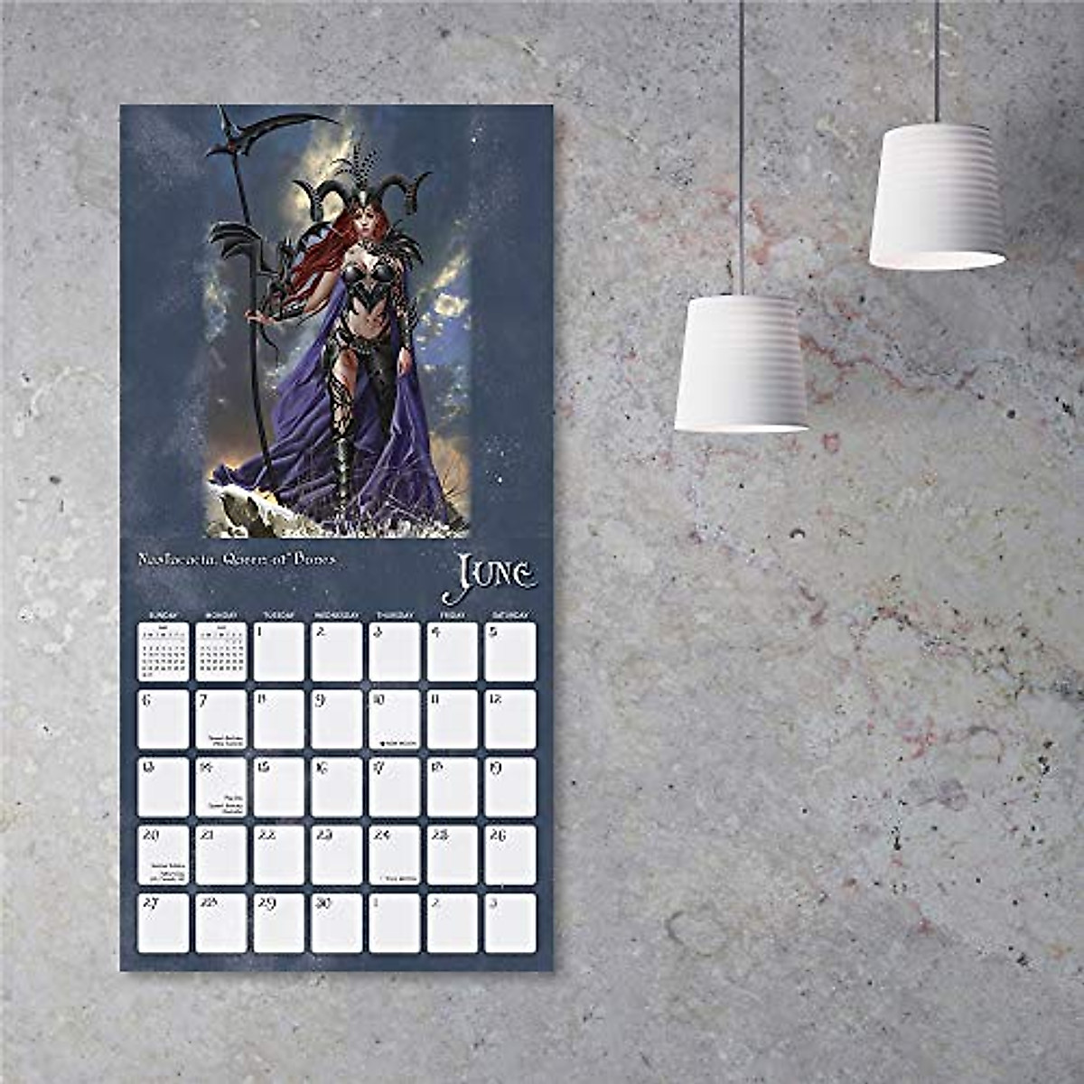 2021 Dragon Witches The Art of Nene Thomas 16-Month Wall Calendar