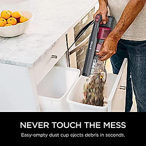 Shark QZ163H Pet Plus Cordless Stick Vacuum with Self-Cleaning Brushroll, MultiFLEX, Crevice Tool & Pet Multi-Tool, 40-min Runtime (Renewed) (Plasma Blue)