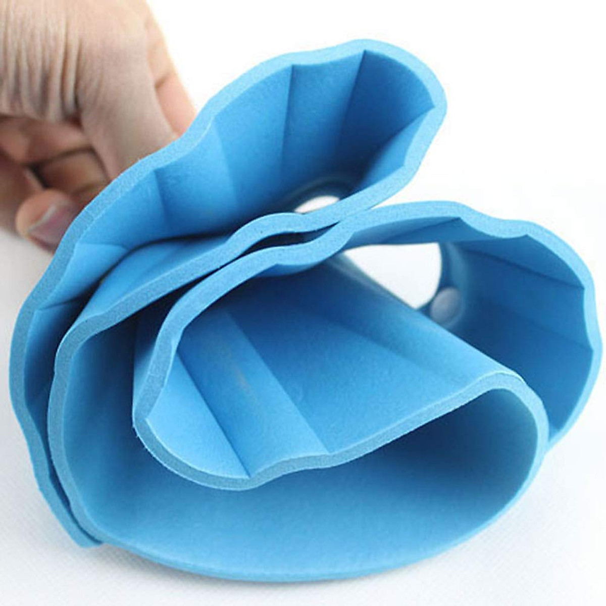 NUOBESTY Bath Cap, Adjustable Durable Waterproof Elastic Ring Hat Shampoo Bath Shower Cap Wash Hair Shield Direct Visor Caps for Kids Toddler Baby Newborn - 6Pcs