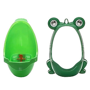 Comcl Frog Children Potty Toilet Training Kid Urinal for Boy Pee Trainer Bathroom Green