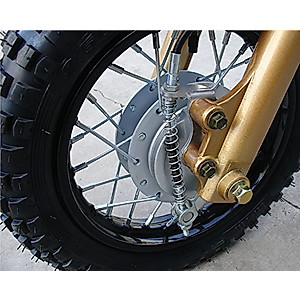 HHH Apollo AGB 21C Fully Automatic 70cc Dirt Bike DB21 Gas Medium Size 10 inch Tires Small Dirtbike for Kids and Youth (Blue Color)