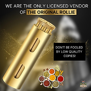 The Original Rollie Solid Brass Cigarette Rolling Machine Manual, Tobacco Roller Machine, Cigarette Maker Machine Uses 70mm Rolling Paper