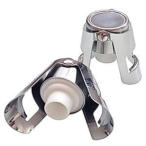 Murano Glass Champagne Bottle Stopper – Unique and beautiful gift for Prosecco, Cava, and Sparkling Wine Stopper – Handmade of Murano Glass with an airtight seal to keep bubbly fresher