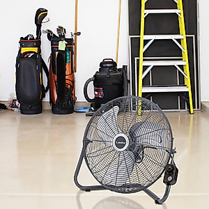 Lasko 20" Floor or Wallmount High velocity fan, Grey H20610