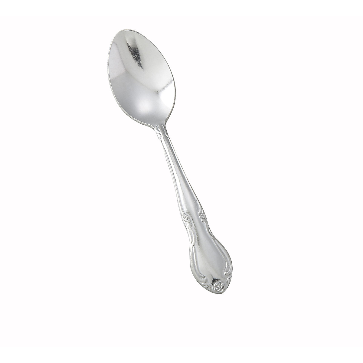 Winco 12-Piece Elegance Demitasse Spoon Set, 18-0 Stainless Steel,Silver