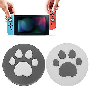 4pcs Caps Grip Cats Claw Joystick Cover Joystick Sleeve Compatible for Switch Grab Handle The Cat Paws Rocker Rocker Protective Cap Grasp Silicone Cover