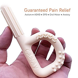 Original Hand-Held Sensory Chew Toys for Autistic Children(3 Pack), Chew Sticks fo Kids, Alt. to Chew Necklaces for Sensory Kids, Teething, Oral Motor Stimulation, ADHD, SPD - Silicone Teether Toys