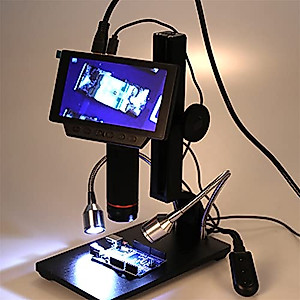 LIRUXUN Industrial Maintenance Digital Microscopes Electronic Microscope Magnifier with Remote Control Tools