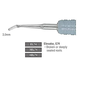 Osung Dental Elevator With Plastic handle, E 74. 3.0mm tip - 3EL74