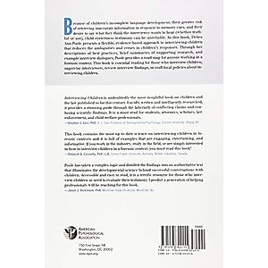 Interviewing Children: The Science of Conversation in Forensic Contexts