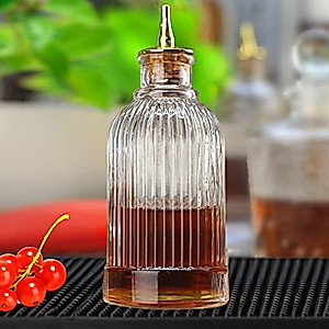 Bitters Bottle - 7oz 200ml Bitter Bottle with Dash Top, Made of Glass, Perfect for Bartender, Home Bar