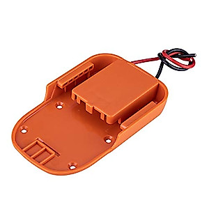 Power Wheels Adapter for Ridgid AEG 18V Hyper li-ion Battery Dock Power Connector Rigid 12 Gauge Robotics