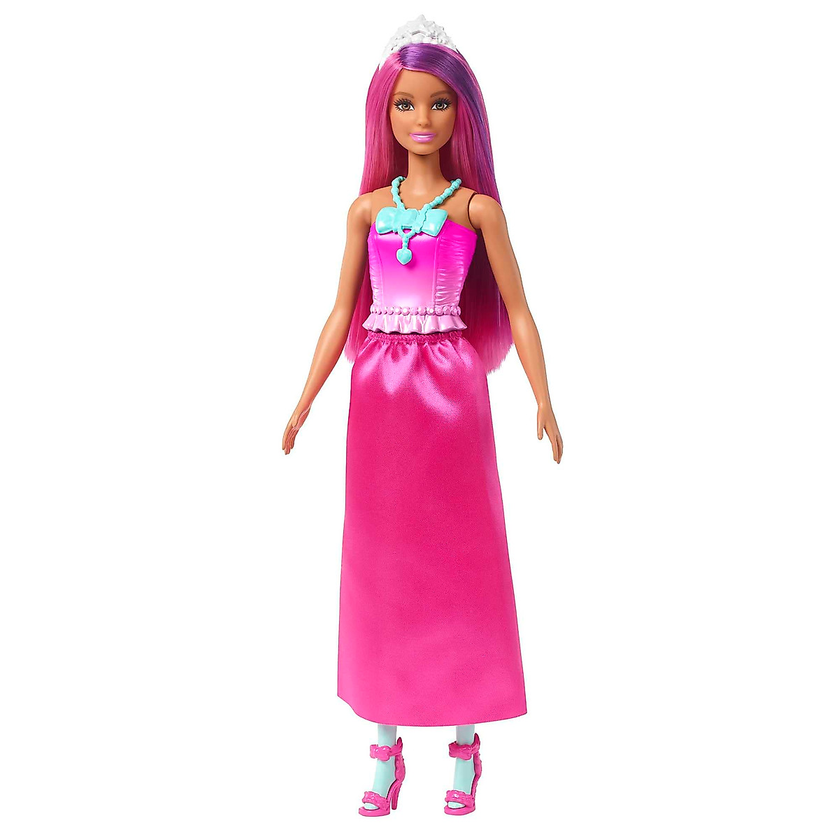 Barbie Dreamtopia Doll with Clothes & Accessories, Fairytale Dress-Up Set with Mermaid Tail, Baby Unicorn, Dragon Pet & More