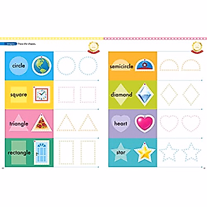 Play Smart Handwriting Workbook Ages 3-5: Handwriting Practice: Preschool Activity Book With Stickers