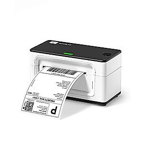 MUNBYN Shipping Label Printer, 4x6 Label Printer for Shipping Packages, USB Thermal Printer for Shipping Labels Home Small Business, with Software for Instant Conversion from 8x11 to 4x6 Labels