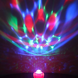Projector Light, Portable Star Projector Mini Galaxy Light 180 Degrees Irradiation RGB Lamp Beads Dynamic Projection Light for Home Decor Bedroom Ceiling Party