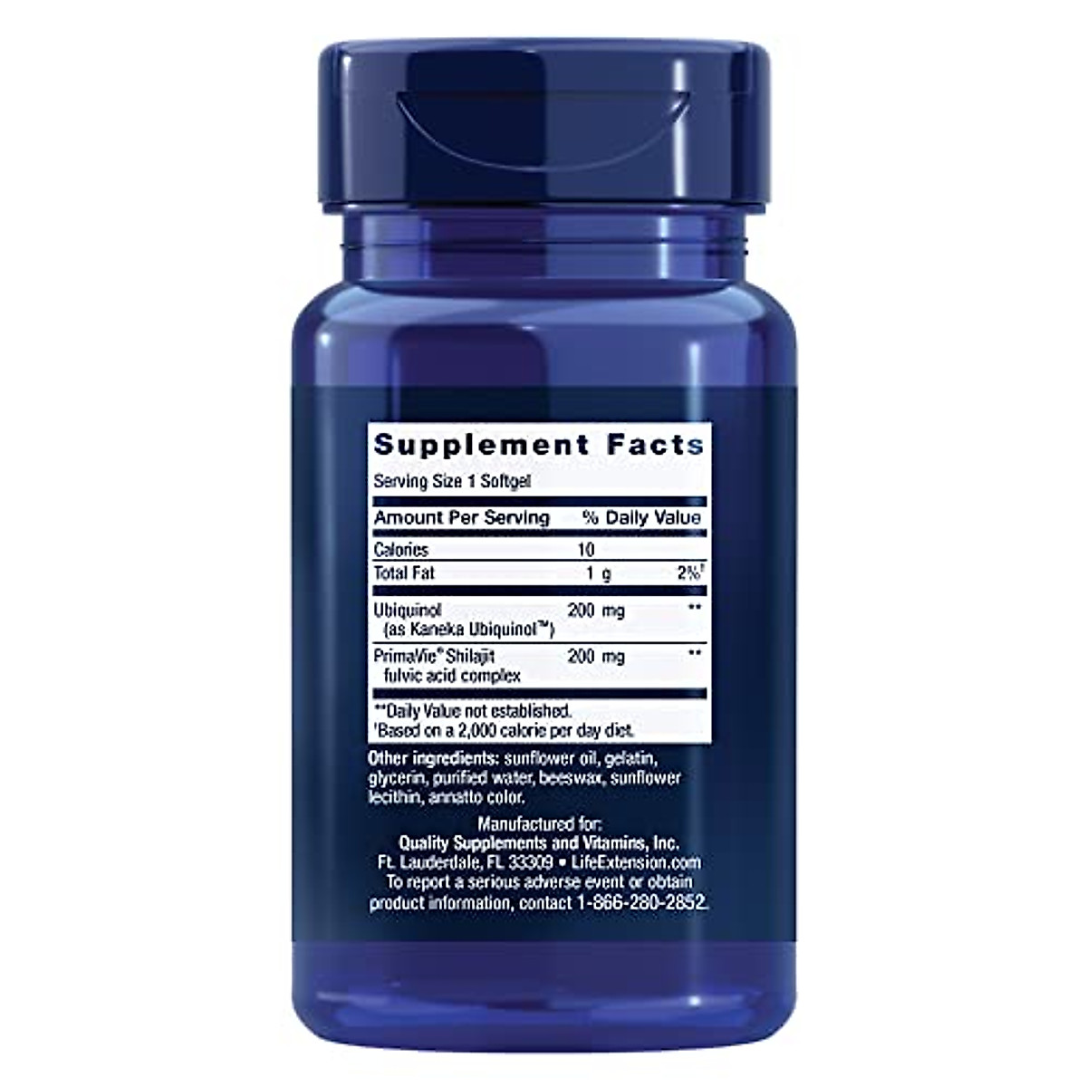 Life Extension Super Ubiquinol Coq10 With Enhanced Mitochondrial Support – Ultra-absorbable Coq10 Benefits Cell Energy, Heart & Brain Health – Non-gmo – Gluten-free – 200 Mg – 30 Softgels