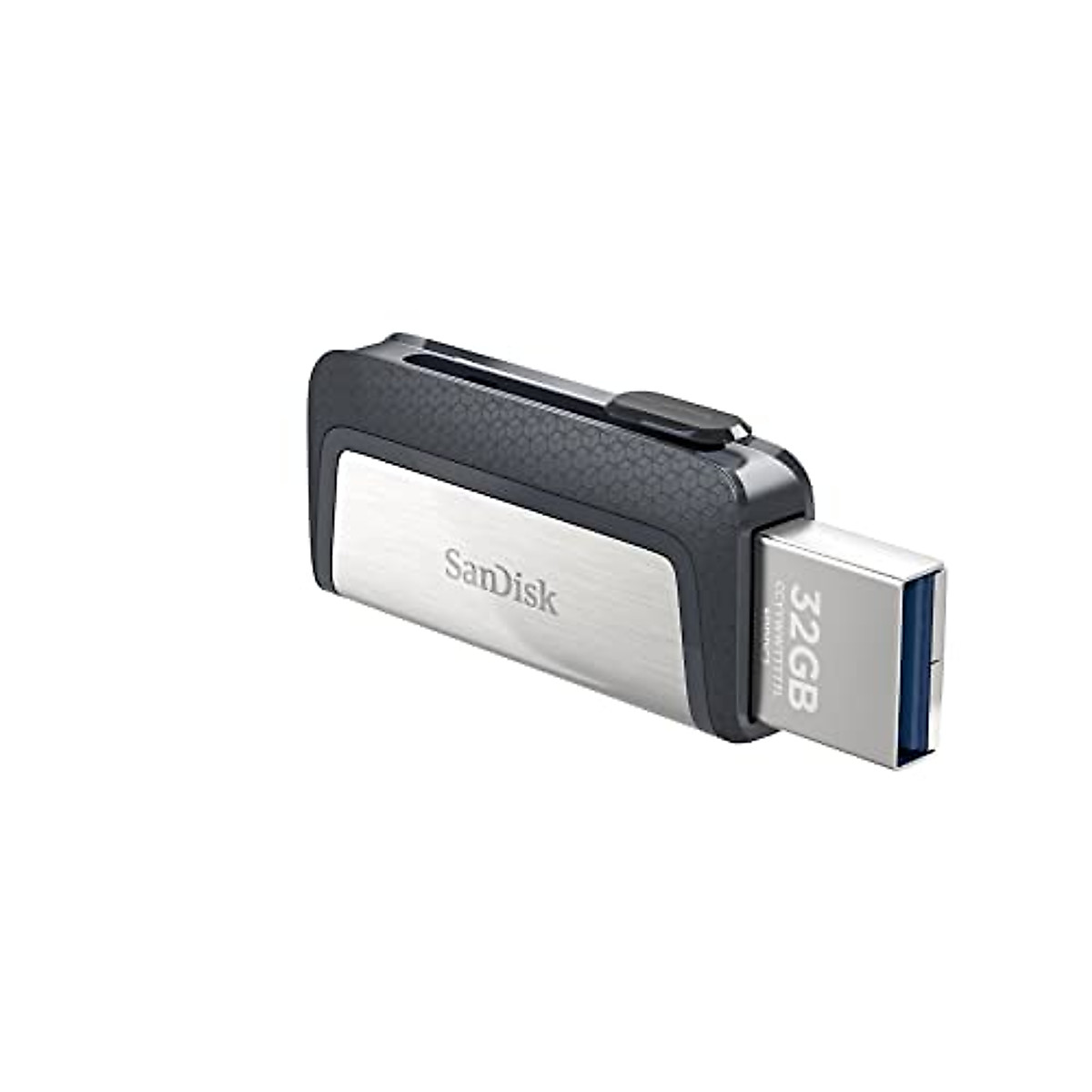 SanDisk 64GB Ultra Dual Drive USB Type-C - USB-C, USB 3.1 - SDDDC2-064G-G46, Grey/Silver