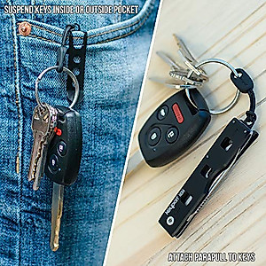 Keyport NEBA Knife - Keychain Knife with Removable Pocket Clip | Small EDC Utility Knife for Men & Women | Premium Keychain Pen Knife | Folding Multitool Knife for Pivot Key Organizer