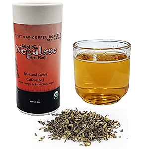 Black Tea Loose Leaf Organic Nepalese Black Tea, First Flush Tea Leaf by Split Oak Company. Darjeeling Tea First picked of the tree, Grown in Nepal, Himalayan Loose-Leaf Revolution