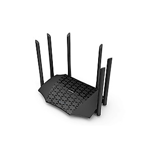 Tenda AC21 Smart WiFi Router - Dual Band Gigabit Wireless (up to 2033 Mbps) Internet Router for Home, 4X4 MU-MIMO Technology, Parental Control Compatible with Alexa (AC2100)