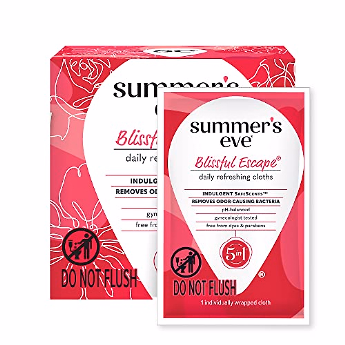 Summer's Eve Cleansing Cloths, Blissful Escape, 16 Count