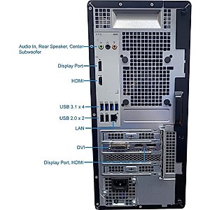 Dell Newest XPS 8940 Gaming Desktop 11th Intel i7-11700 8-Core CPU Nvidia GTX 1660 Super 6GB Graphics 64GB DDR4 2TB m.2 NVMe SSD + 2TB (1TB x2) HDD DVD Writer WiFi 6 Bluetooth RJ45 Windows 10 Pro