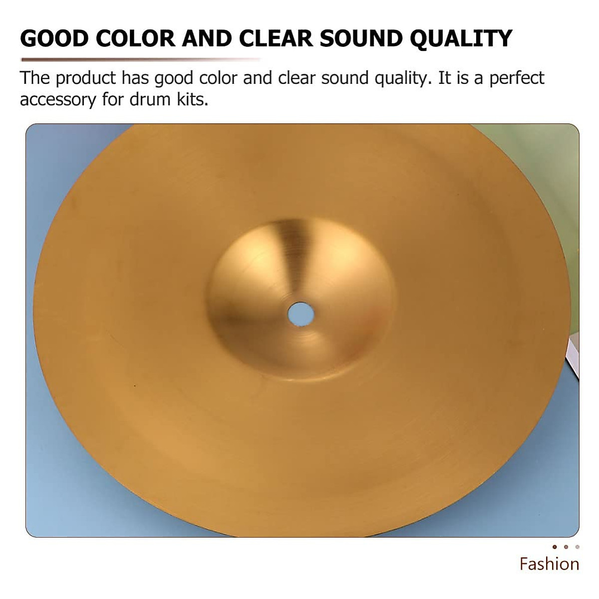 Hat Clutch Hat Cymbals Pair Jazz Drum Cymbals Pieces- hat Jazz Drum Parts Accessory (12 Inch)