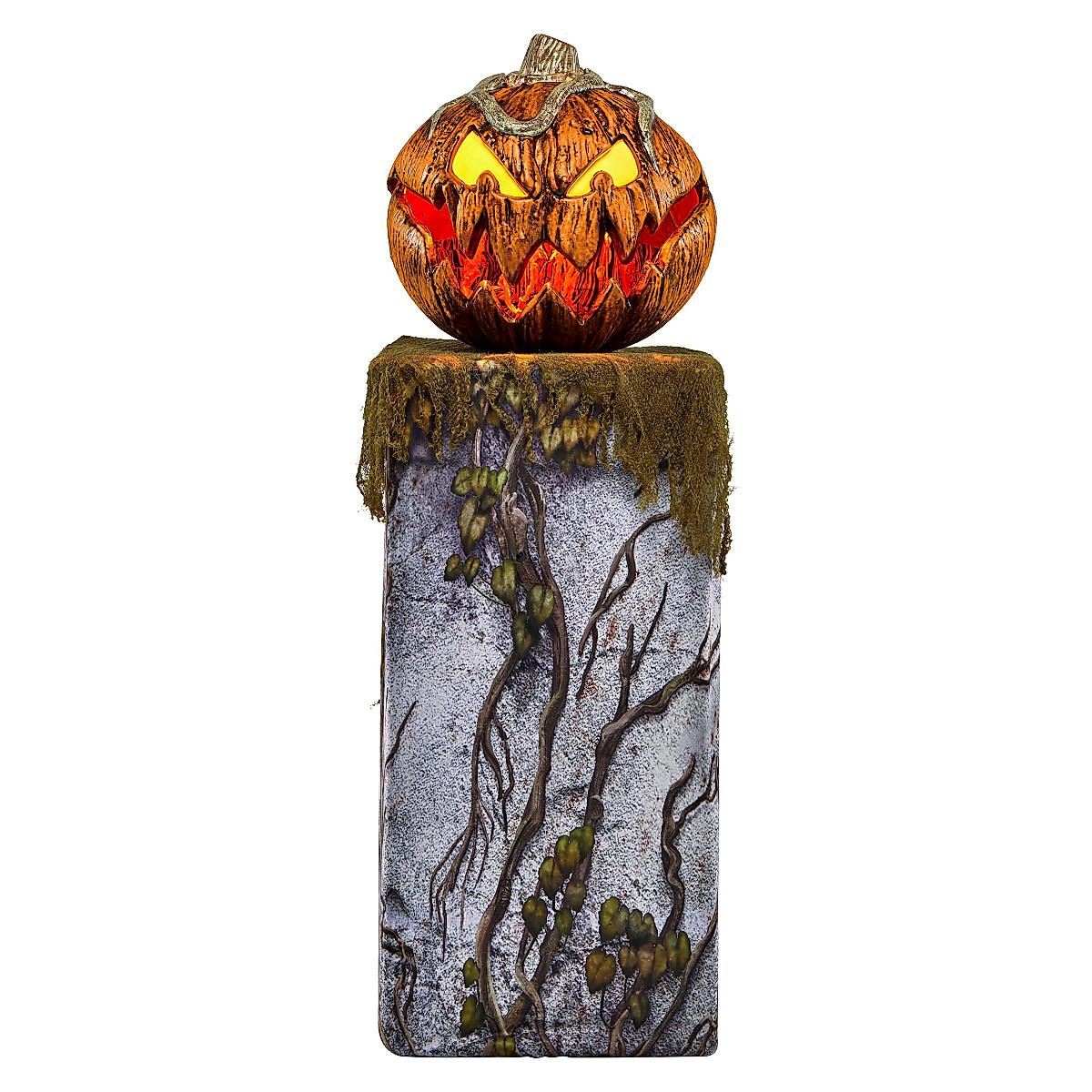 Spirit Halloween 3.8 Ft Gourdo Animatronic | Decorations | Animated | Halloween Decor | Plays Sounds