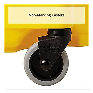 Rubbermaid Commercial 758088Yw Wavebrake 35 Quart Bucket/Wringer Combinations Yellow