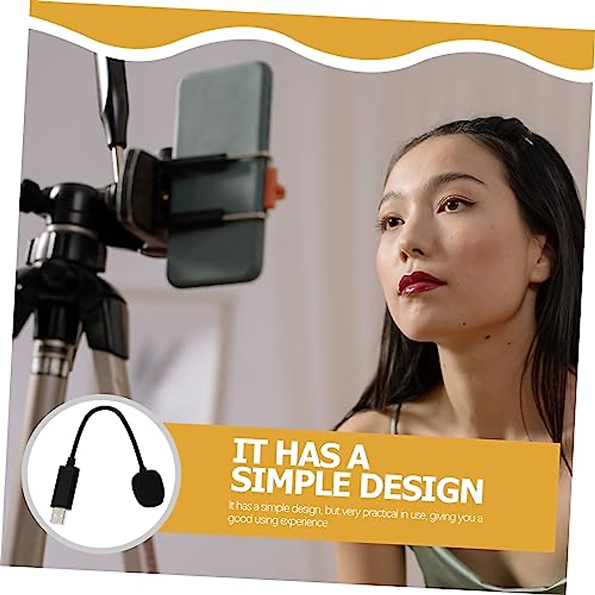 Milisten 2pcs USB Talkback Microphone Condenser Little Mic Gooseneck Condenser Microphone USB Microphone Condenser Microphones Microphone for Video Wired Computer Plug: USB Metal Notebook