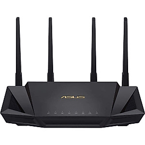 ASUS RT-AX58U Dual Band WIFI Router (RT-AX3000) (Renewed)