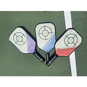 Engage Pickleball Encore MX 6.0 Pickleball Paddle - Pickleball Paddles with Thick Polymer Core - USAPA Approved Pickleball Paddles Pickleball Rackets for Adults - Lite (Red)