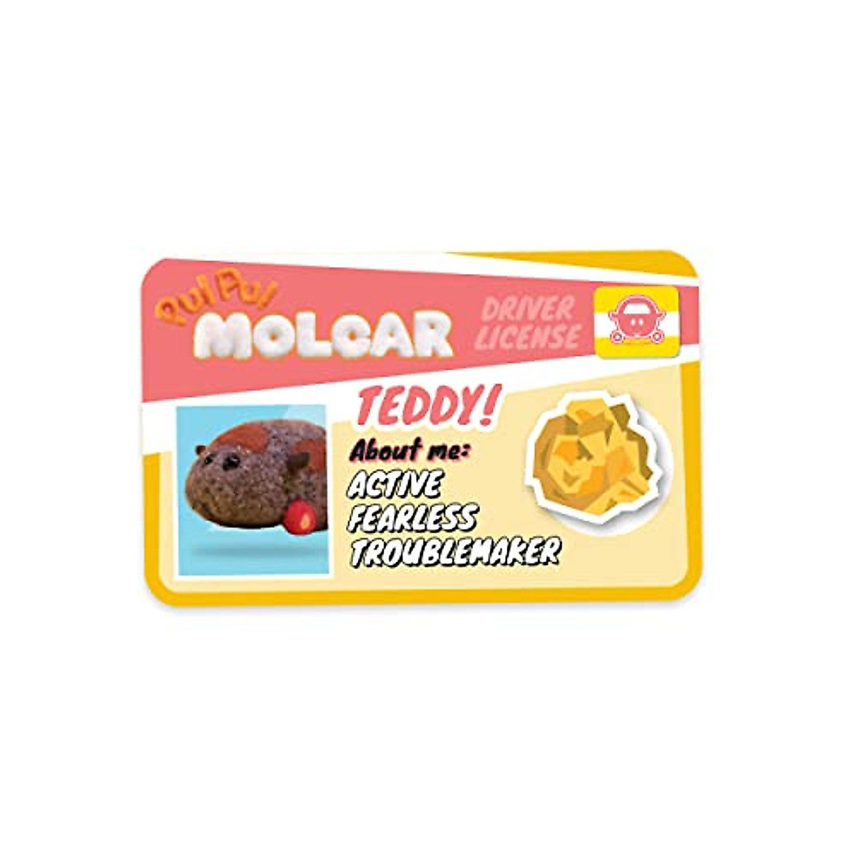 MGA Entertainment Pui Pui Molcar 11-Inch Teddy, Ultrasoft Stuffed Animal Medium Plush Toy, Gift for Kids Girls Boys Collectors Ages 3 4 5 6 7+