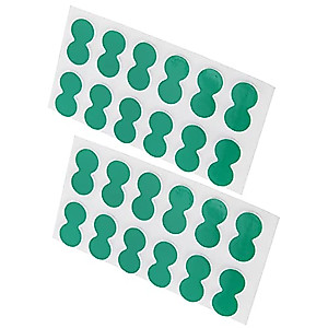 Yuecoom 24PCS Fishing Floats Slip Bobbers, Fishing Foam Bobbers for Fishing Fly Fishing Indicator, Fishing Tackle Accessory Fishing Tool Stick On Strike Float Fake