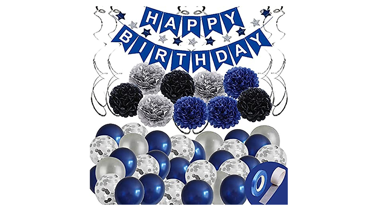 Blue Birthday Party Decorations for All Ages