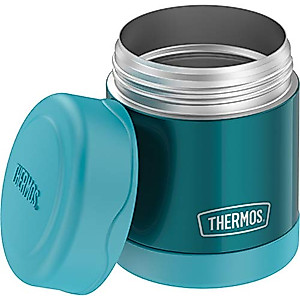THERMOS FUNTAINER 10 Ounce Stainless Steel Vacuum Insulated Kids Food Jar, Teal