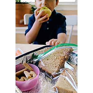 purifyou Classic Insulated Lunch Box - Compact, Easy Wash, Smooth Zipper & Lightweight - Tote Bag & Container, Lunch Bag for Men, Women, Adults (Ladies, Red)