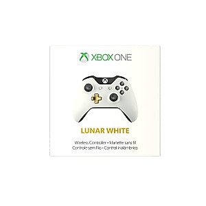 Xbox One Special Edition Lunar White Wireless Controller (Renewed)