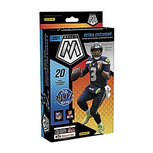 2021 Panini Mosaic Football Trading Card Hanger Box (20 Cards)