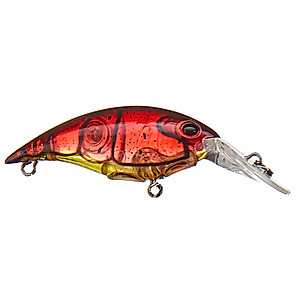 Berkley Money Badger Fishing Lure, Spring Craw, 1/3 oz, 2.5in | 6.25cm, Hybrid Baitfish-Crayfish Design, Patented FlashDisc Technology, Equipped with Sharp Fusion19 Hooks