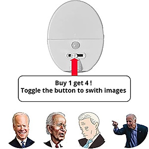 Toilet Night Light Projector with Motion Sensor, Let's Go Brandon Gift, Gag Gifts, Novelty Gifts, Funny Gifts, I did That Sticker for Men Women Father