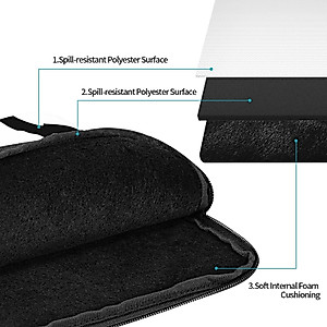 Tiger Zebra Stripe 13 inch Portable Laptop Sleeve Compatible with MacBook Air Notebook Computer Case for Men Women College School Students