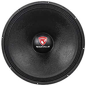 Rockville RVW1800P8 1800w 18" Raw DJ Subwoofer 8 Ohm Sub Woofer 107OZ Magnet
