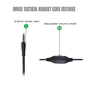 Nyko NX-2600 Wired Headset for Xbox One - Lightweight Headphones w/Adjustable Microphone - Compatible w/Xbox 1, Xbox X|S, Switch, PS4 and PS5 - Xbox One Accessories (Black and Green)