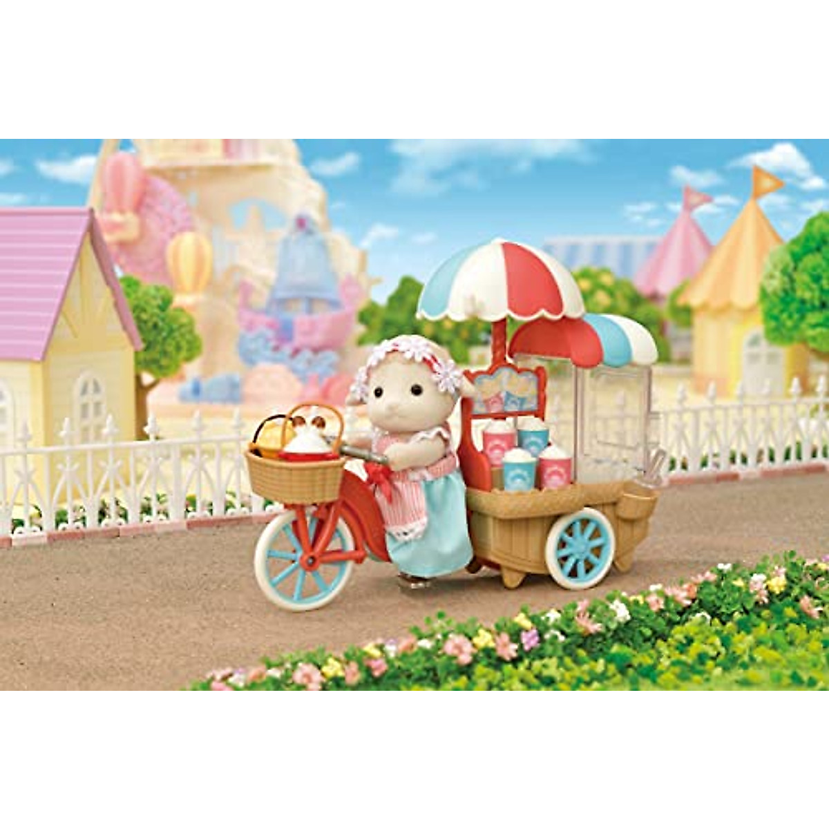Calico Critters Popcorn Trike, Dollhouse Playset with Figure and Accessories