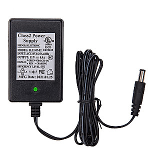 12 Volt Swith Indicator Battery Charger for Ride On Toy,12V0.9A Kids Electric Car Riding Toy Battery Power Adapter Round Hole SL12-07-02