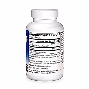 Source Naturals Sleep Science Melatonin 1mg - Safe, Non Habit Forming - 300 Tablets