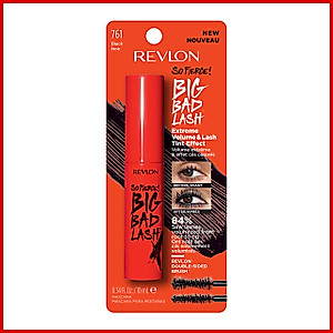 Revlon Mascara, So Fierce Big Bad Lash Eye Makeup, Volumizing, Lasts up to 24 Hours, No Clump, Smudge Proof, Flake Proof, 761 Black, 0.34 fl. Oz