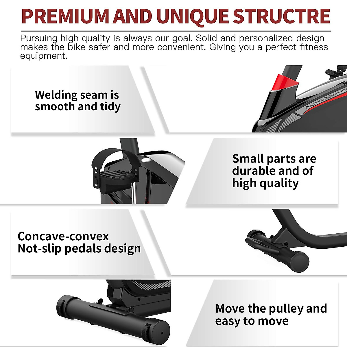 Recumbent Exercise Bike for Seniors 350 LBS Capacity with Magnetic Resistance Indoor Cycling Bike Stationary with iPad Holder for Home Gym Cardio Workout